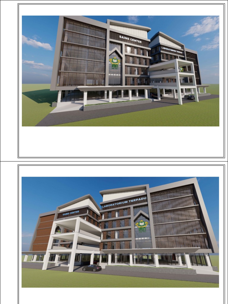 Denah Gedung Sains Cetner N Lab Terpadu | PDF