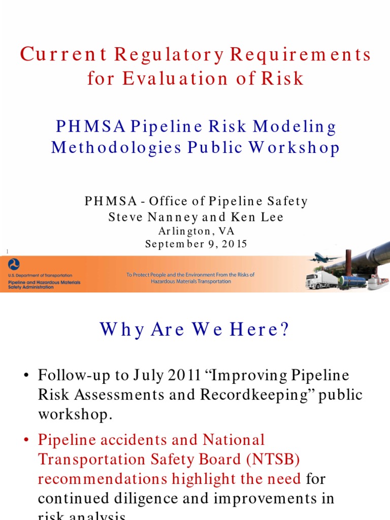 1-02 Steve Nanney and Ken Lee - PHMSA - Current Regulatory Requirements ...