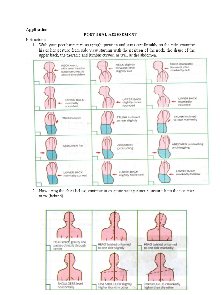 Postural Assessment (Application) | PDF