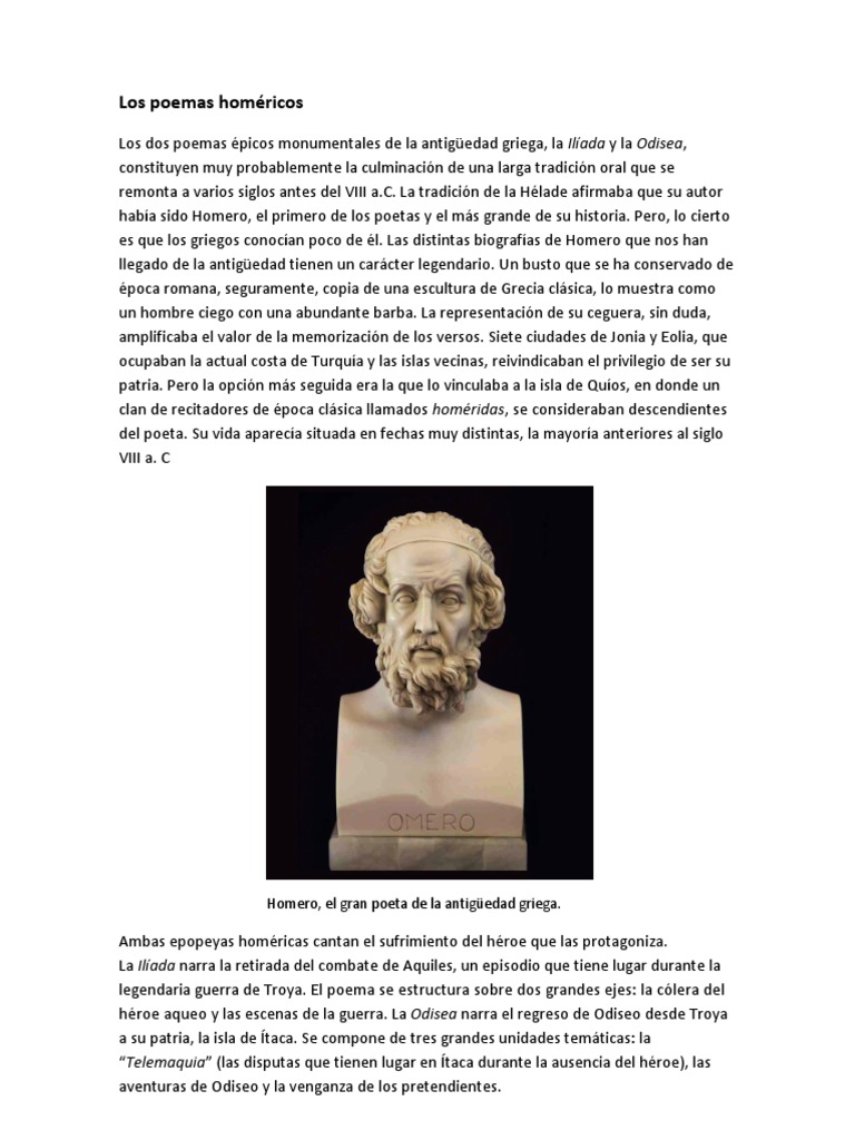 Los Poemas Homéricos | PDF | Homero | Héctor