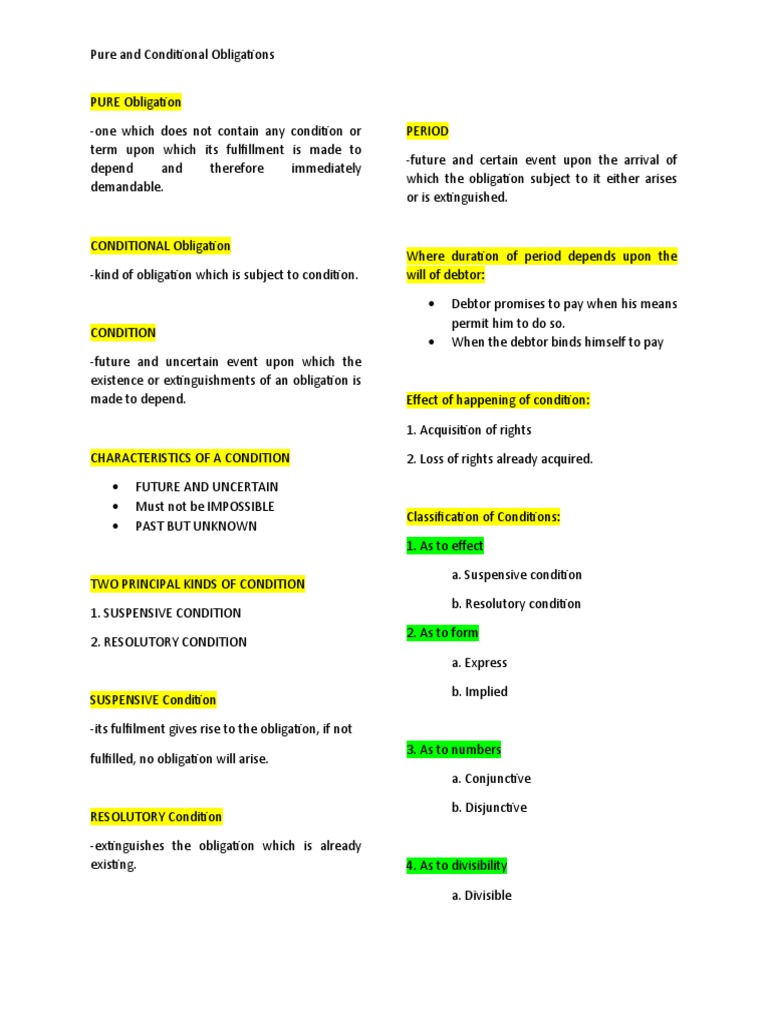 PURE Obligation | PDF | Business Law | Government