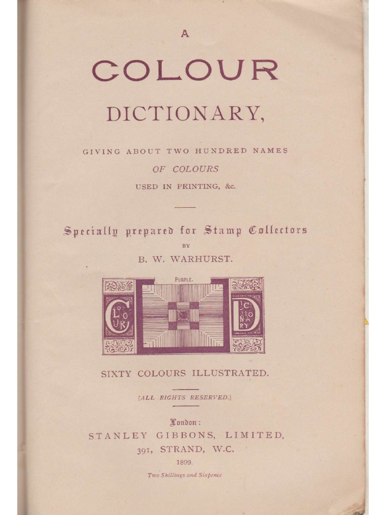 Color Dictionary Design | PDF