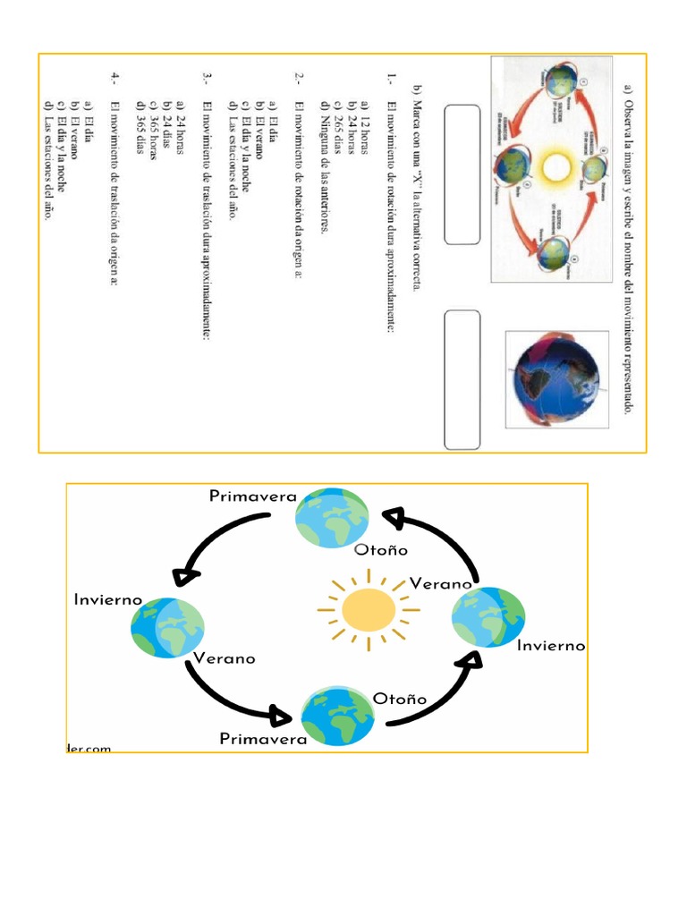 FICHA ROTACION Y TRASLACION | PDF