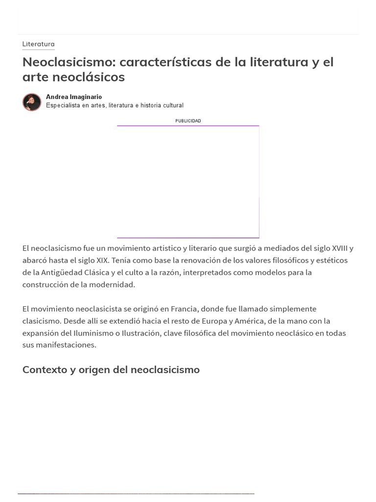 Neoclasicismo - Características, Origen, Contexto, Autores y Artistas Más Representativos ...