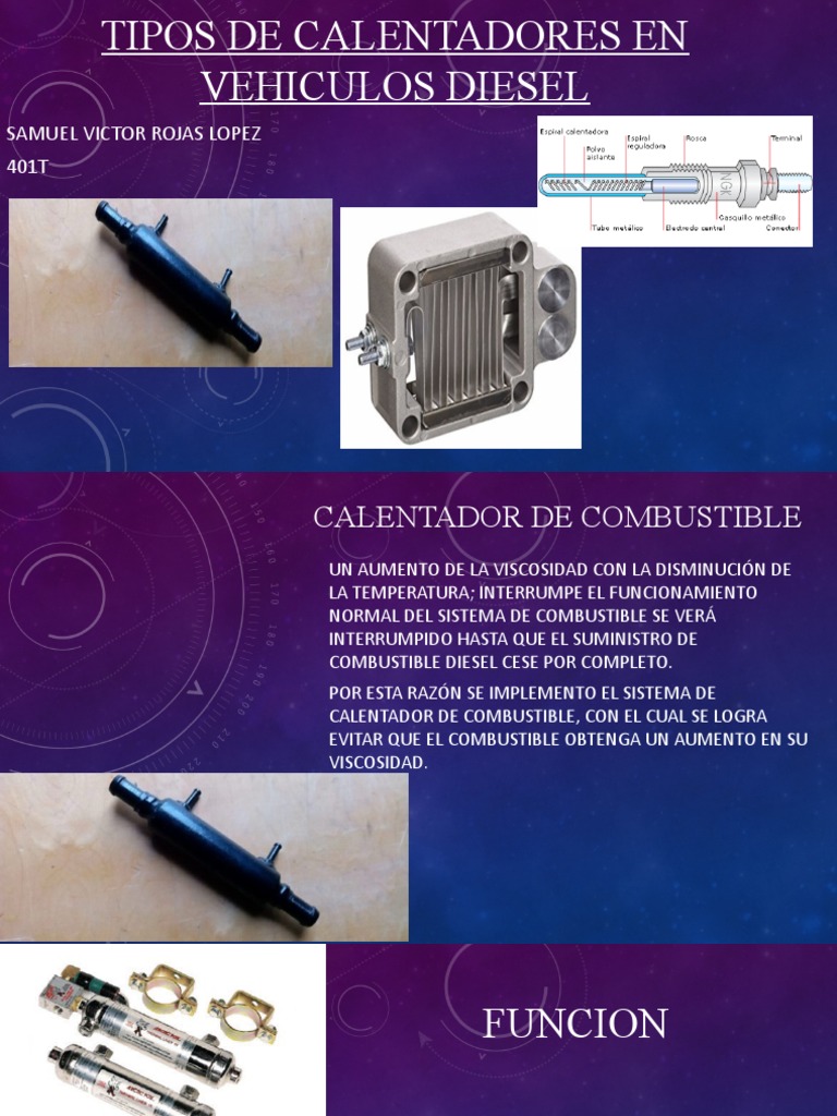 Tipos de Calentadores en Vehiculos Diesel | PDF | Motor diesel ...