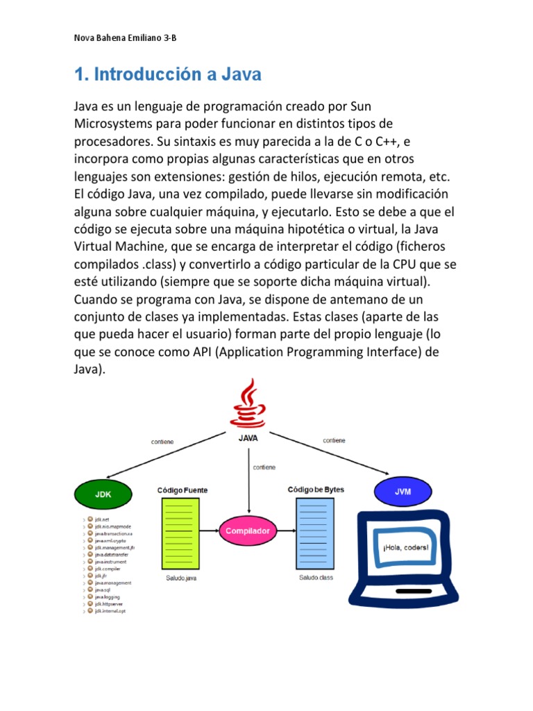 Introducción y características de Java | PDF
