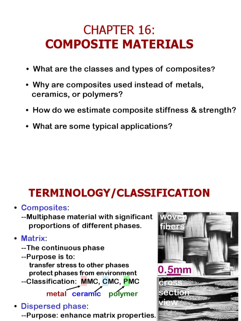 10 Chapter 16 Composite Materials | PDF | Composite Material | Materials Science