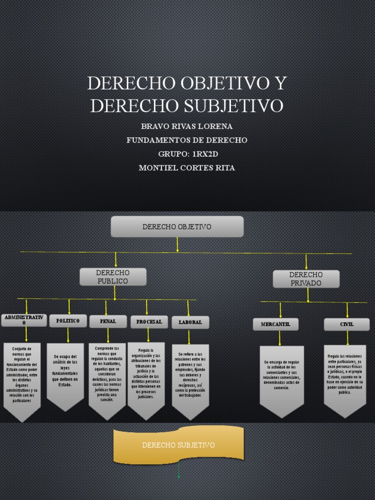 Derecho Objetivo y Derecho Subjetivo | Descargar gratis PDF | Ley ...