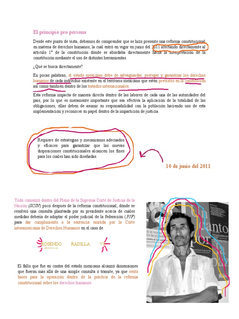 Principio Pro Persona | PDF | Constitución | México