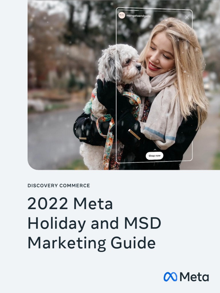 2022 Meta Holiday and MSD Marketing Guide: Discovery Commerce | PDF | Brand | Augmented Reality