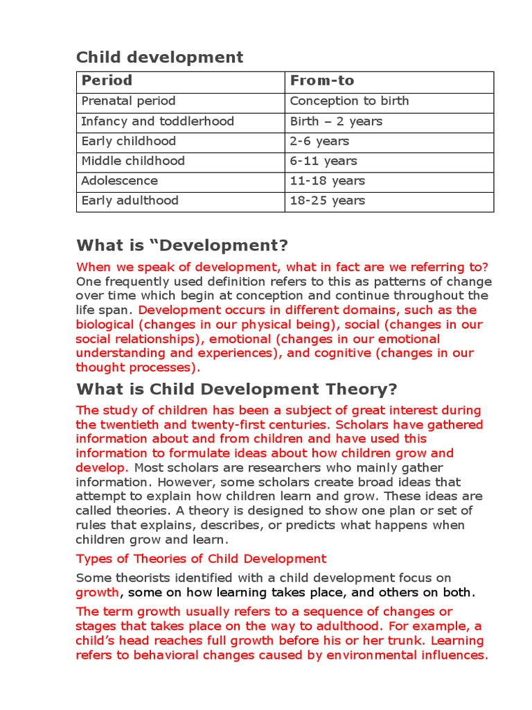 Child Development | PDF | Child Development | Violence