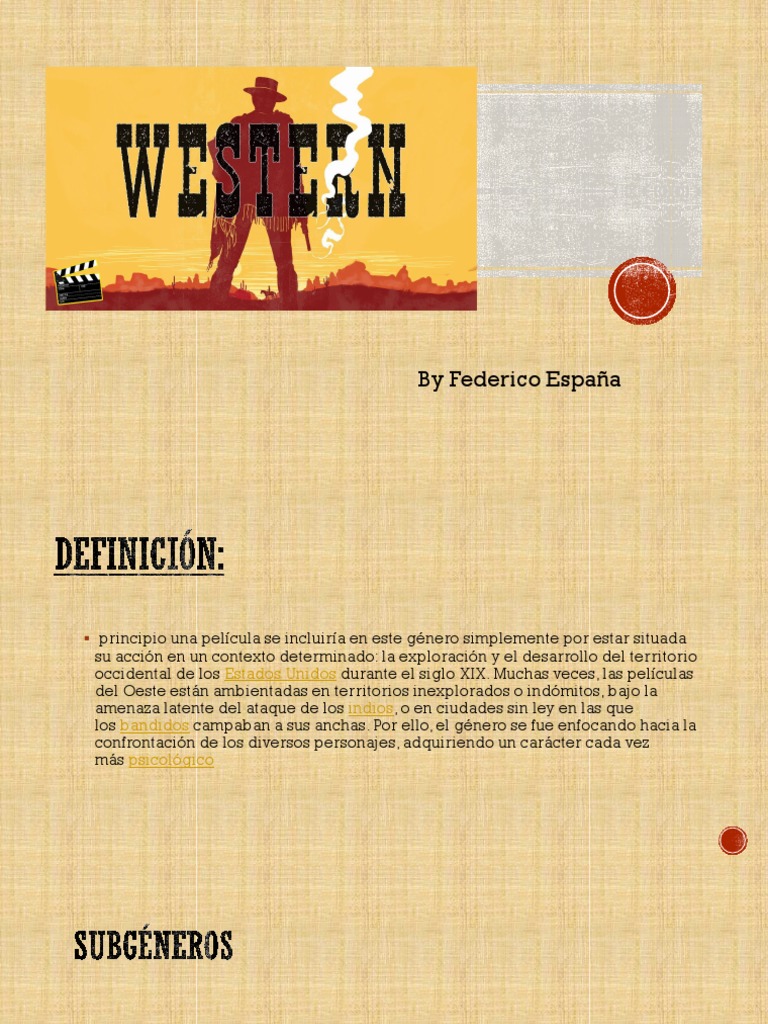 Western Presentacion | PDF | Occidental (género)