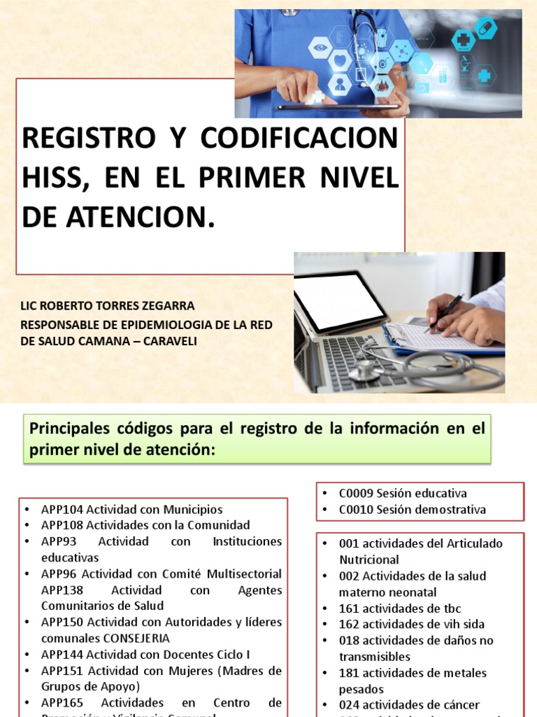 Registro y Codificación en Atención Primaria | PDF | Tuberculosis ...