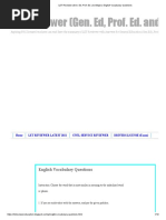 Filipino LET Reviewer with Answers | PDF