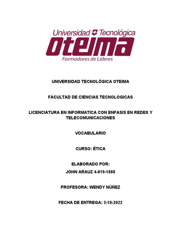 Universidad Tecnológica Oteima | PDF | Responsabilidad social ...