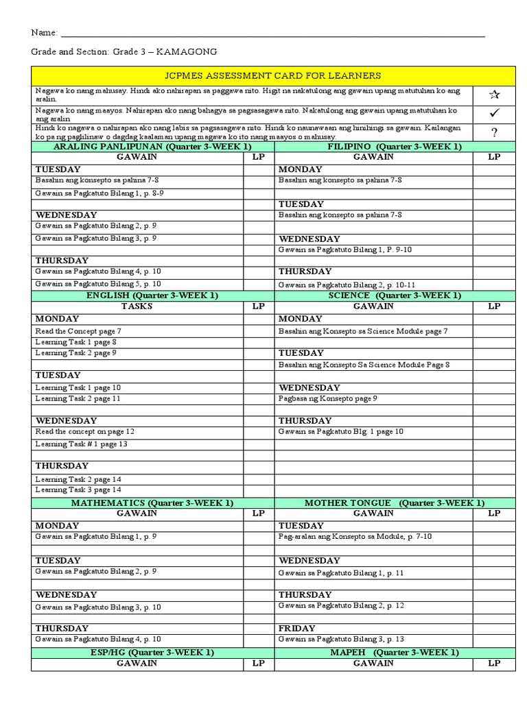 Quarter 3 WEEK 1 | PDF