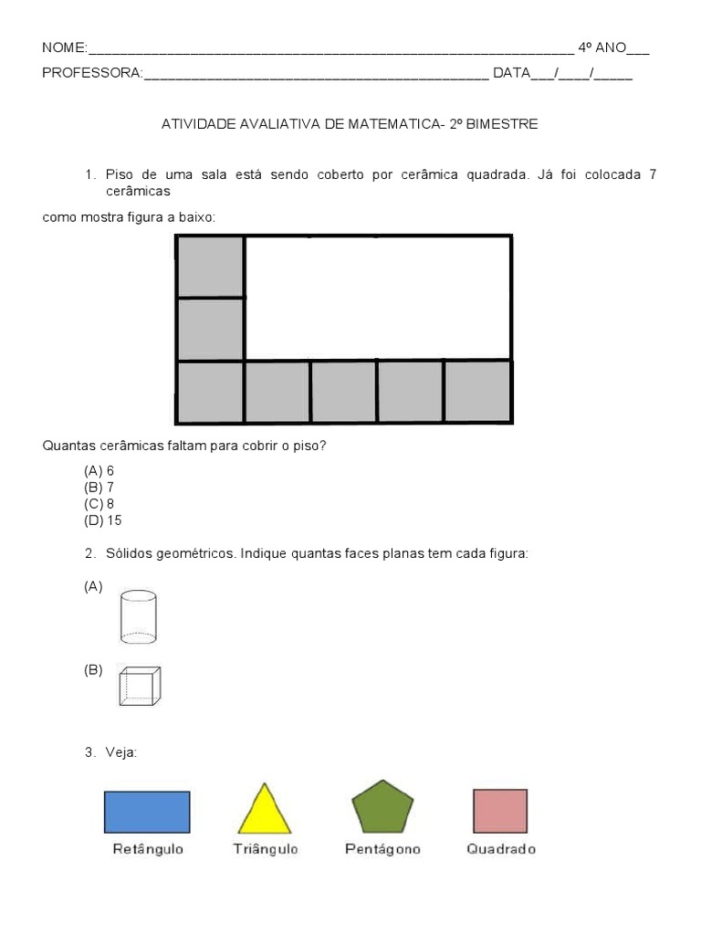 Prova De Matematica Adaptada Pdf 3086