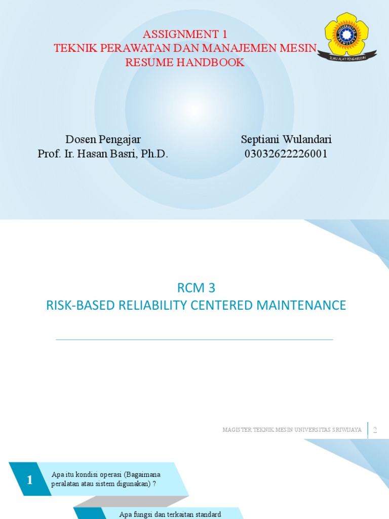Tugas 1 BUKU RCM 3 | PDF | Teknologi & Rekayasa