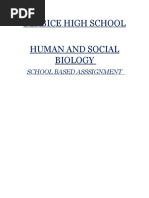 HSB SBA Marking Criteria Overview | PDF | Data | Scientific Method