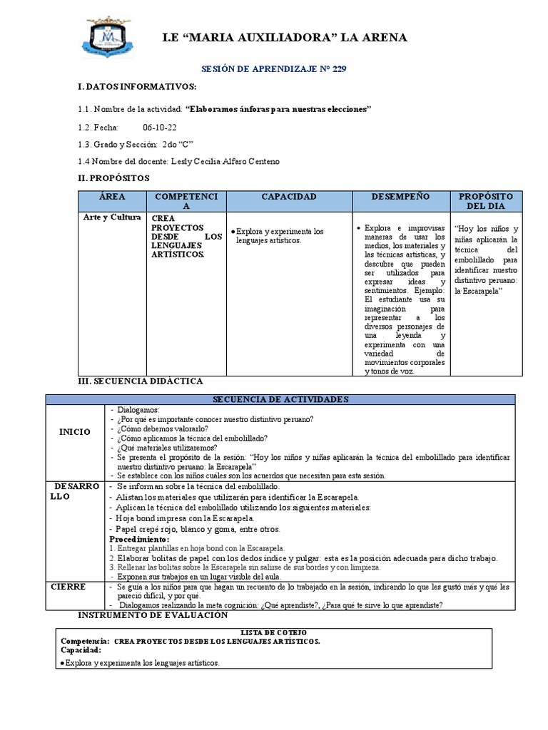 Sesión 06-10-22_2c_arte y Cultura | PDF