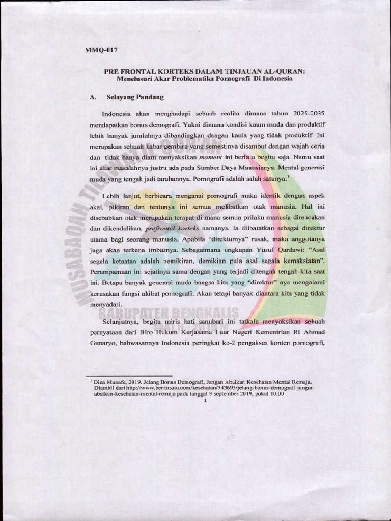 Makalah MMQ 017 | PDF