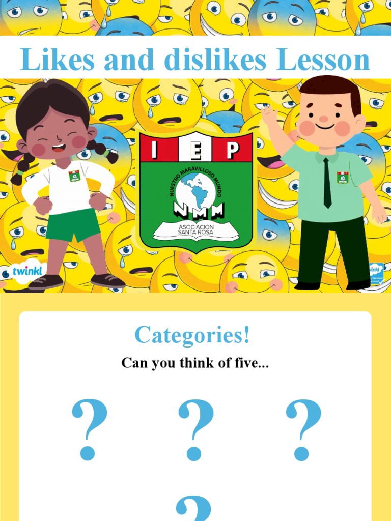 Class 1 Likes and Dislikes | PDF | Cuisine | Drink