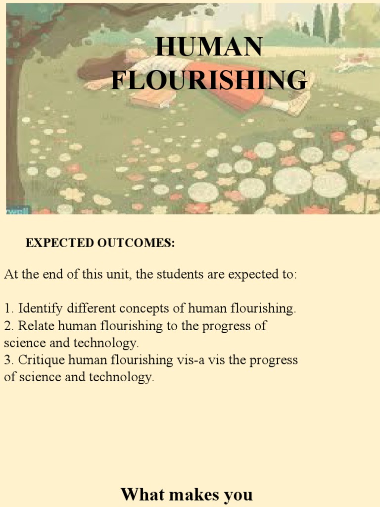 Human Flourishing | PDF | Happiness | Hedonism Human Flourishing | PDF | Happiness | Hedonism