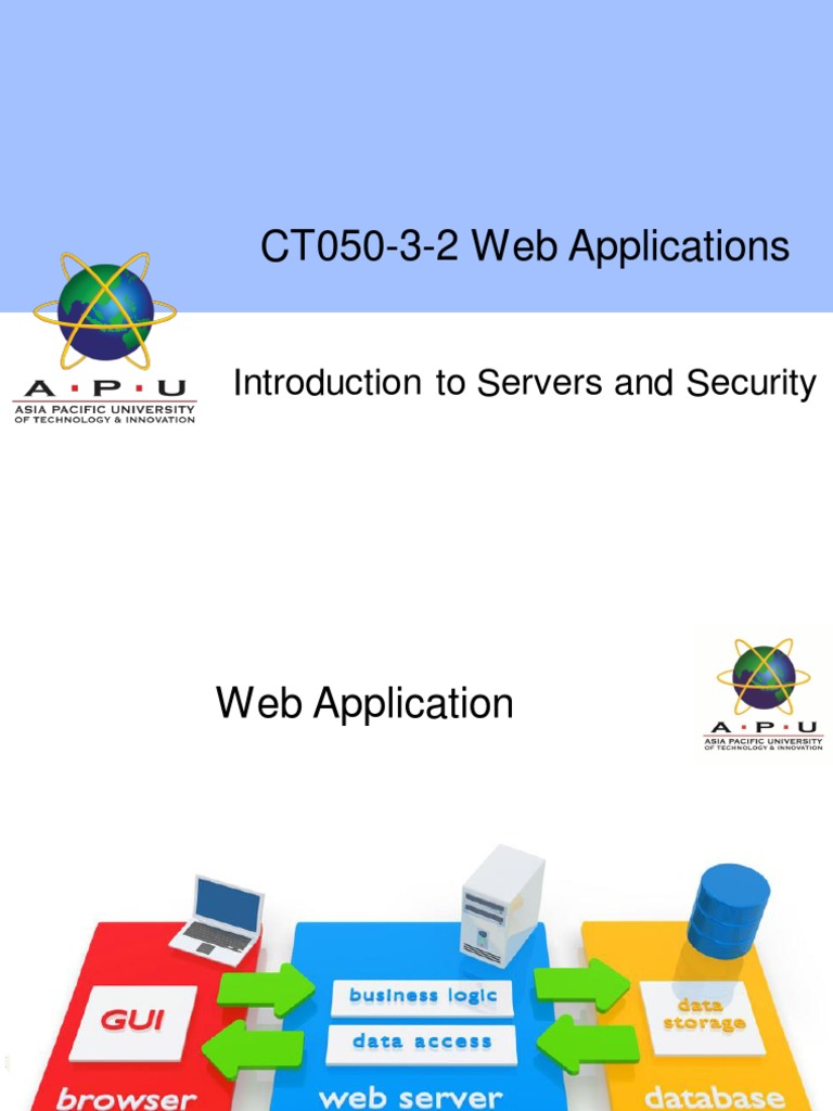 08 - Introduction To Servers and Security - Slides | PDF | World Wide ...