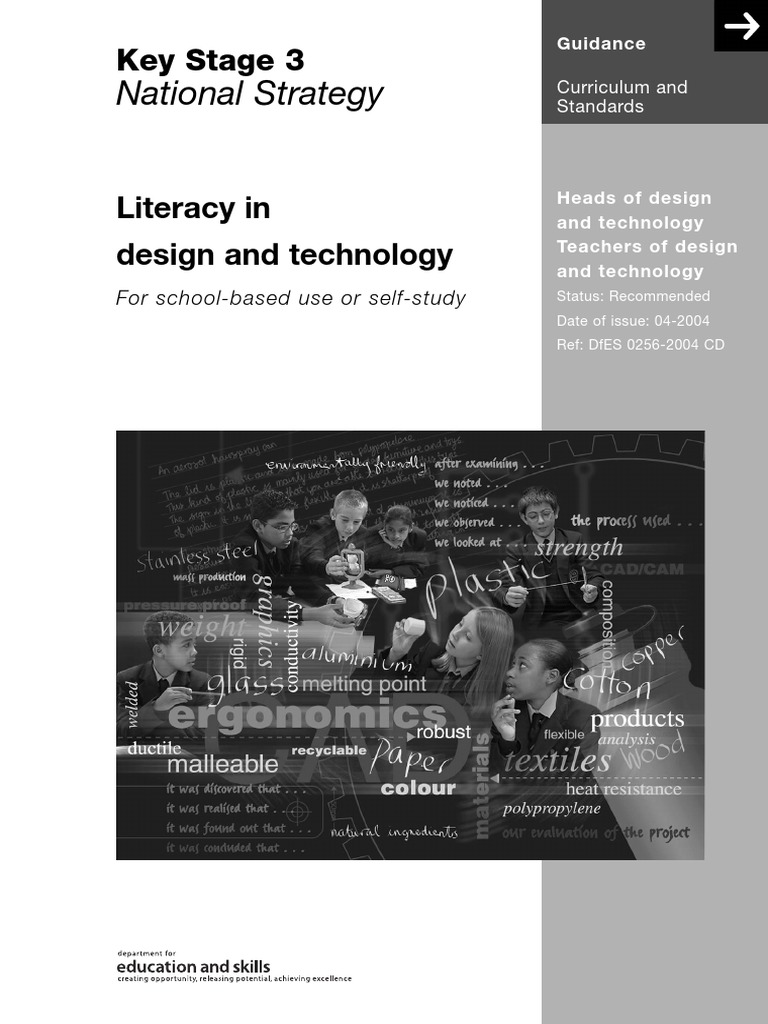 Literacy in Design and Technology For School-Based Use or Self-Study ...