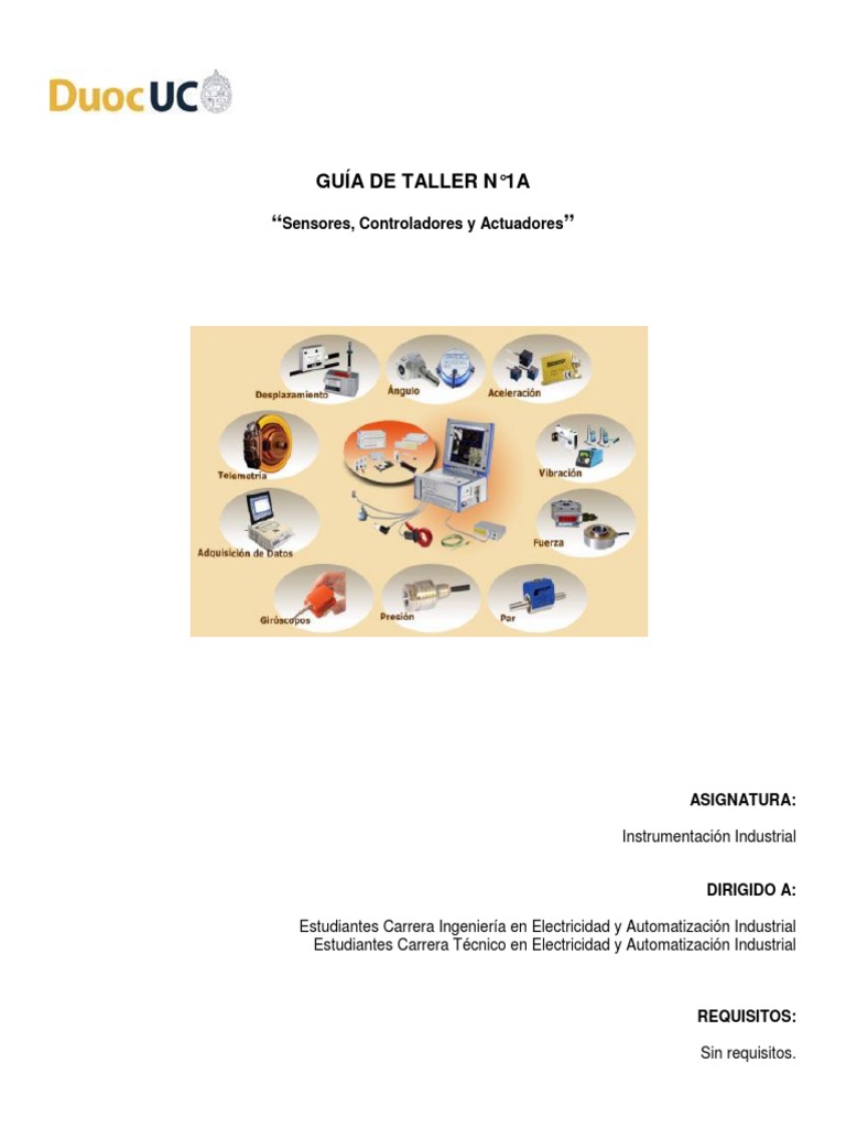 Guia Taller N1a Pdf Sensor Solenoide