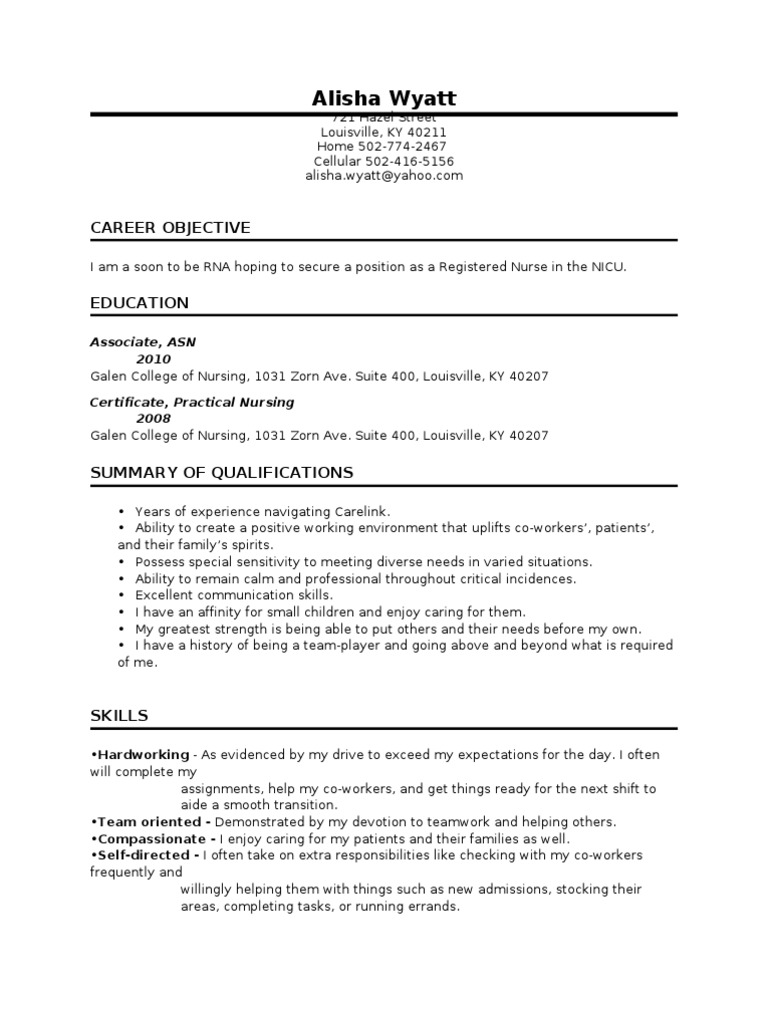 Alisha Resume | PDF | Volunteering | Nursing