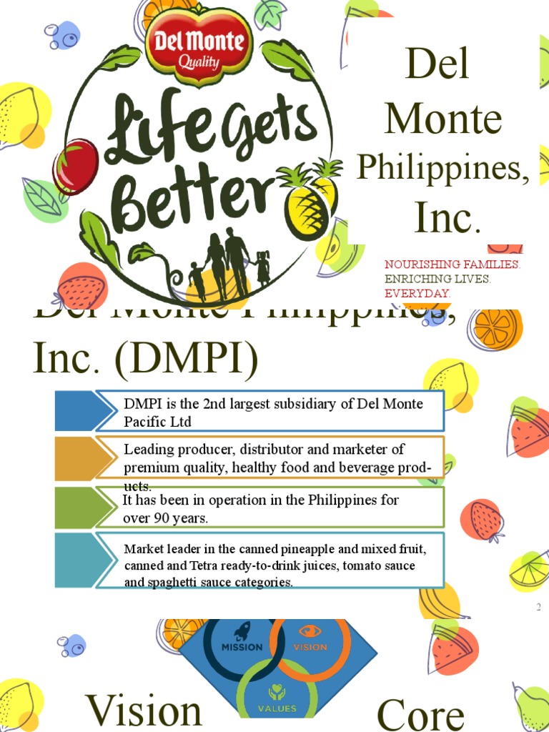 Del Monte Inc.: Philippines | PDF | Supply Chain | Nutrition Facts Label