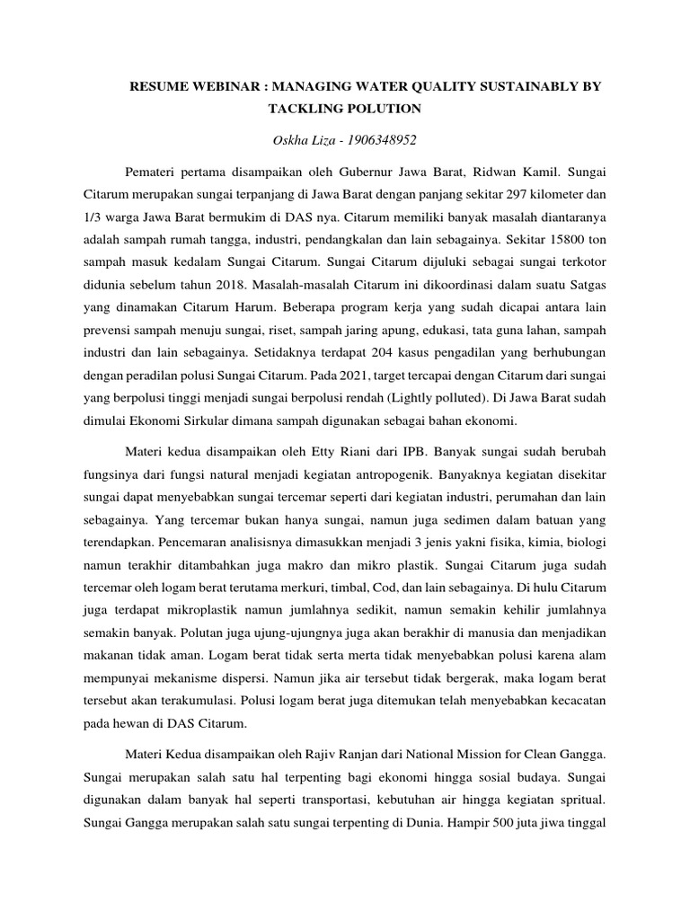 Resume Webinar | PDF