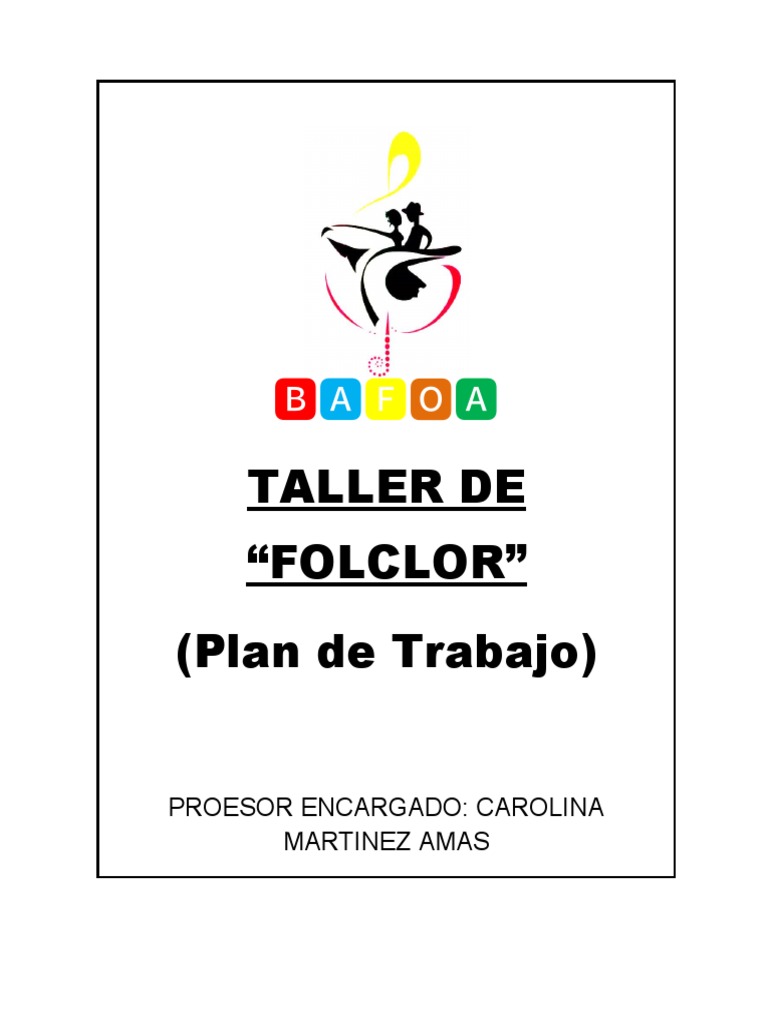 Proyecto Taller de Folclore 2022 | PDF | Bailes | Folklore
