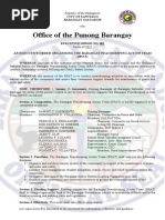 EO HAPAG For Barangays Sample | PDF | Food Security | Hunger