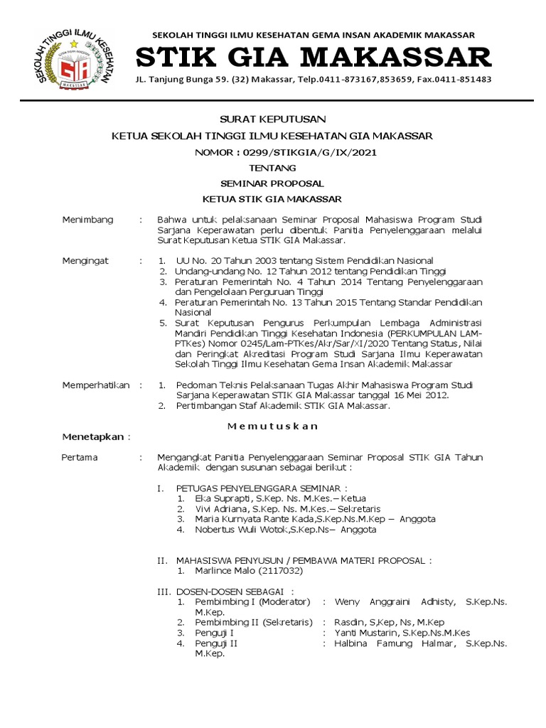 09-SK Seminar Proposal Marlince | PDF | Kesehatan Holistik | Teknologi ...