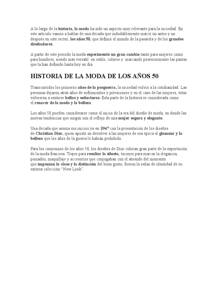 Moda 50 | PDF | Moda | Ropa