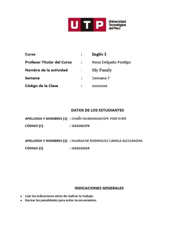 Plantilla Caratula de Ac Writing (5) - 1 | PDF