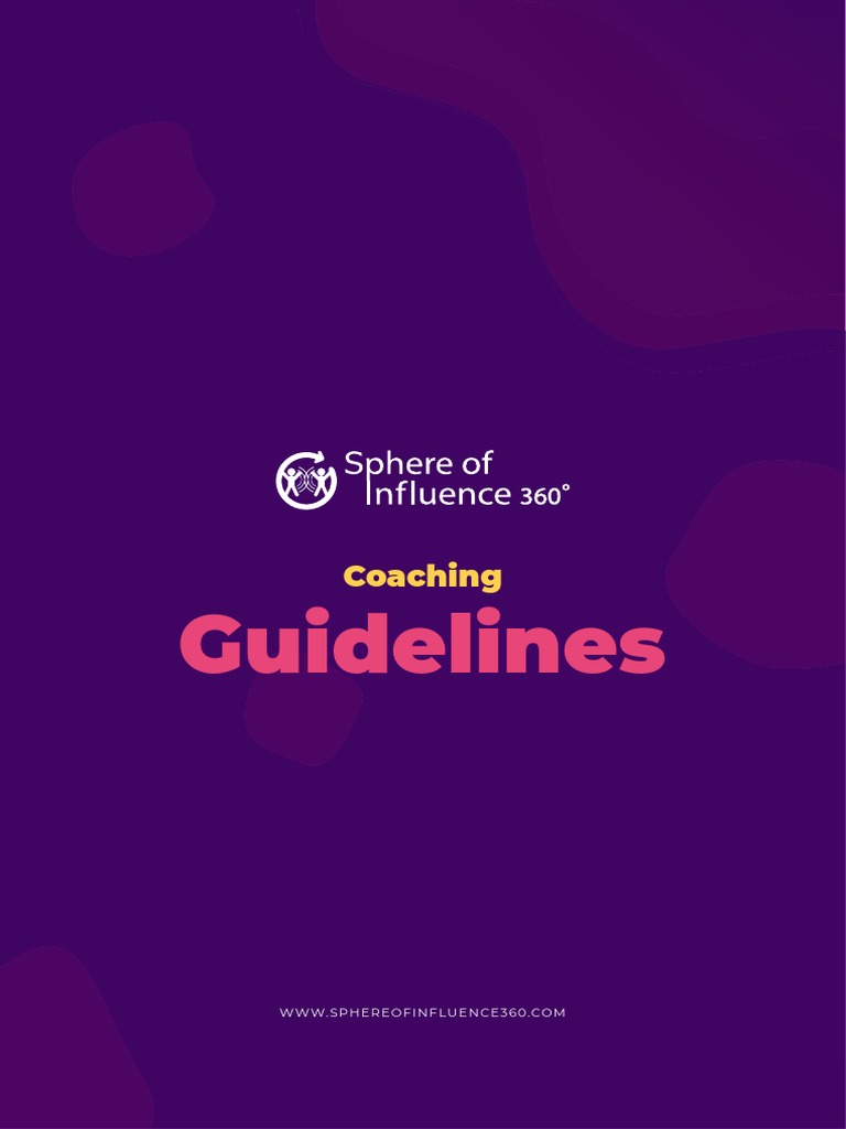 Coaching Guidelines (Sphere of Influence) | PDF | Communication ...