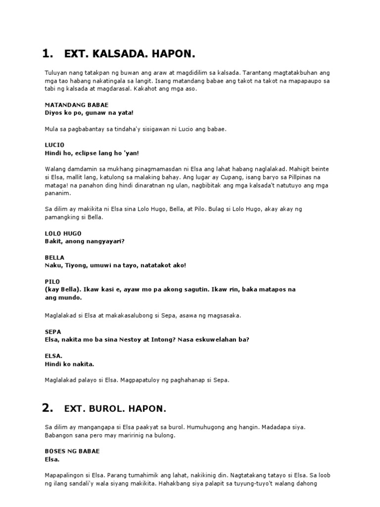 Himala (Script) | PDF