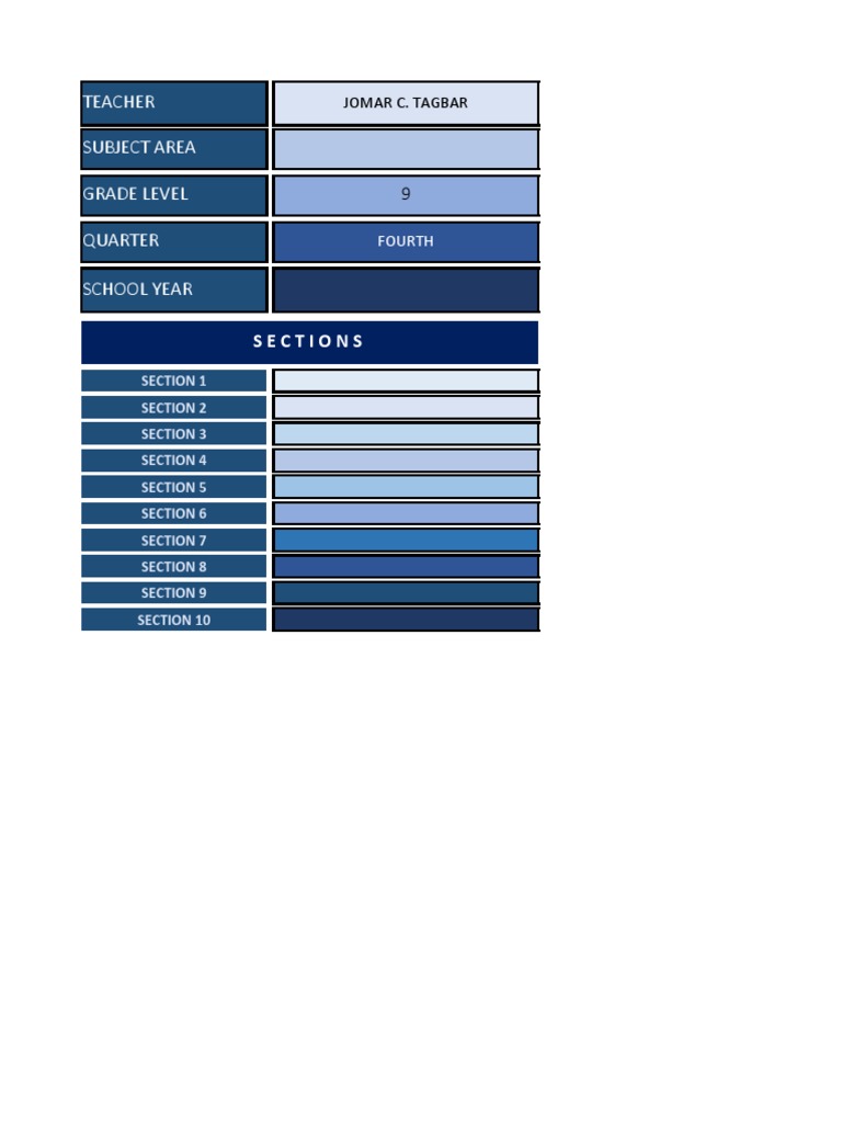 Science Qar Template | PDF | Learning | Behavior Modification