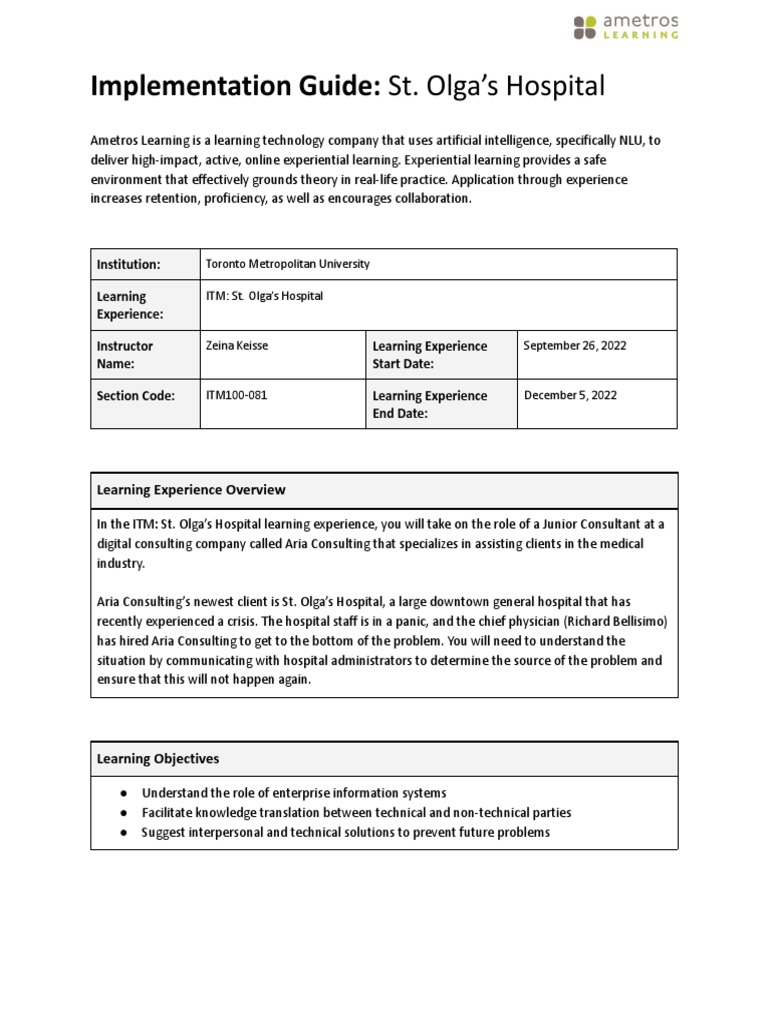 ITM100 - Section081!4!5pm Tutorial - SCM - Integration Implementation Guide | PDF | Learning ...