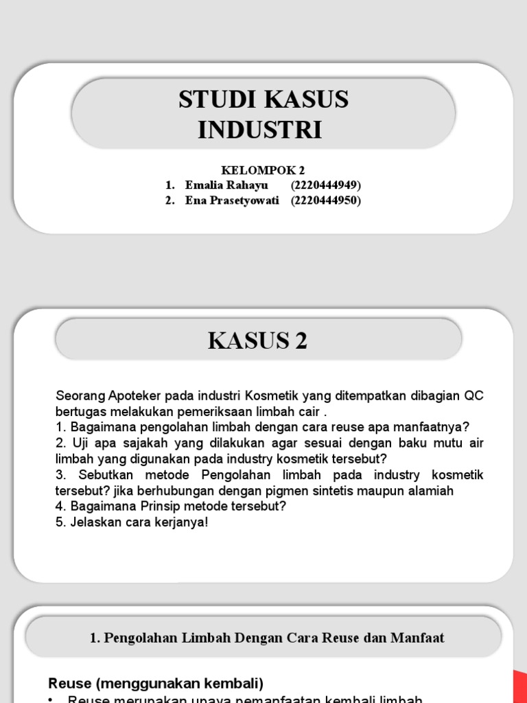 Kasus 2 - Stukas Industri Bu Vivin - A3 | PDF