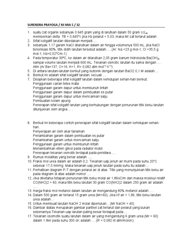 Surendra Prayoga Kimia | PDF