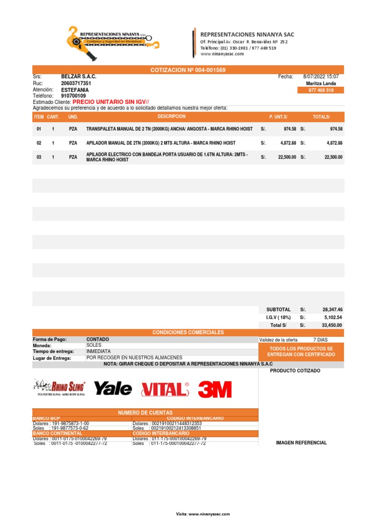 Belzar S.A.C. 004-001569 | PDF | Moneda