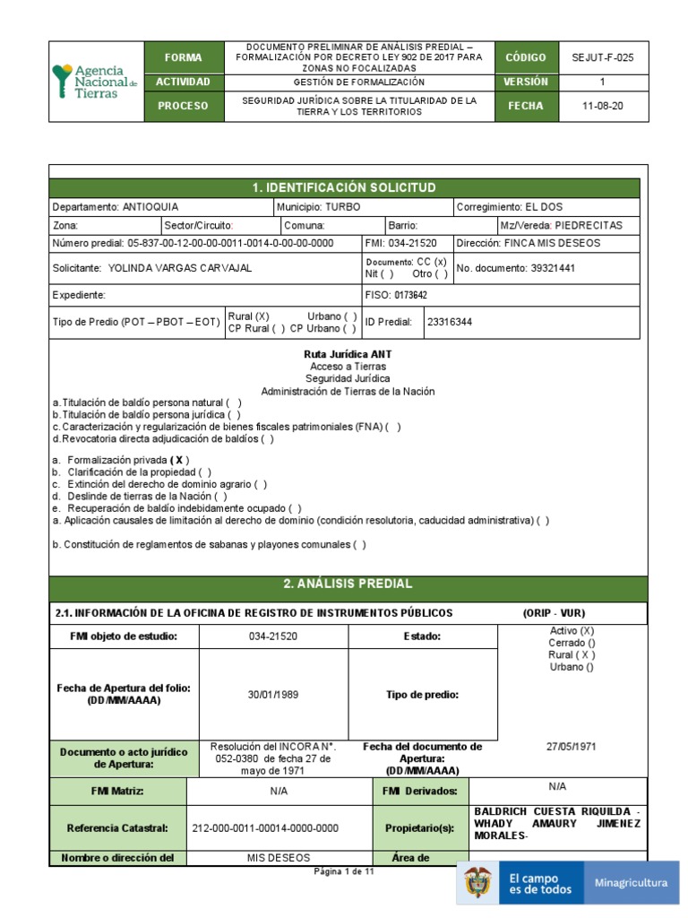 Dpap Mis Deseos Yolinda | PDF | Propiedad | Mandato