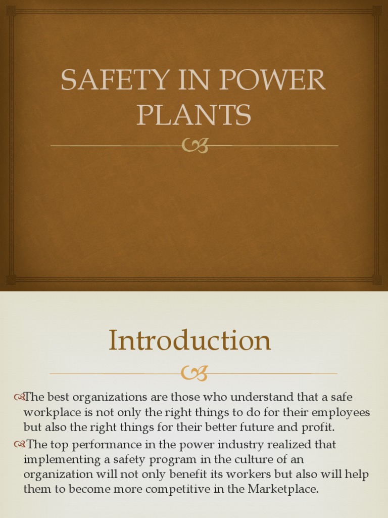 Safety in Power Plants | PDF | Boiler | Fuel Oil