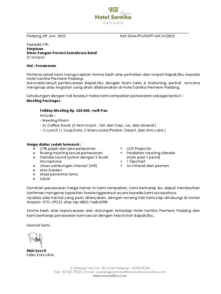 Penawaran CPPD | PDF