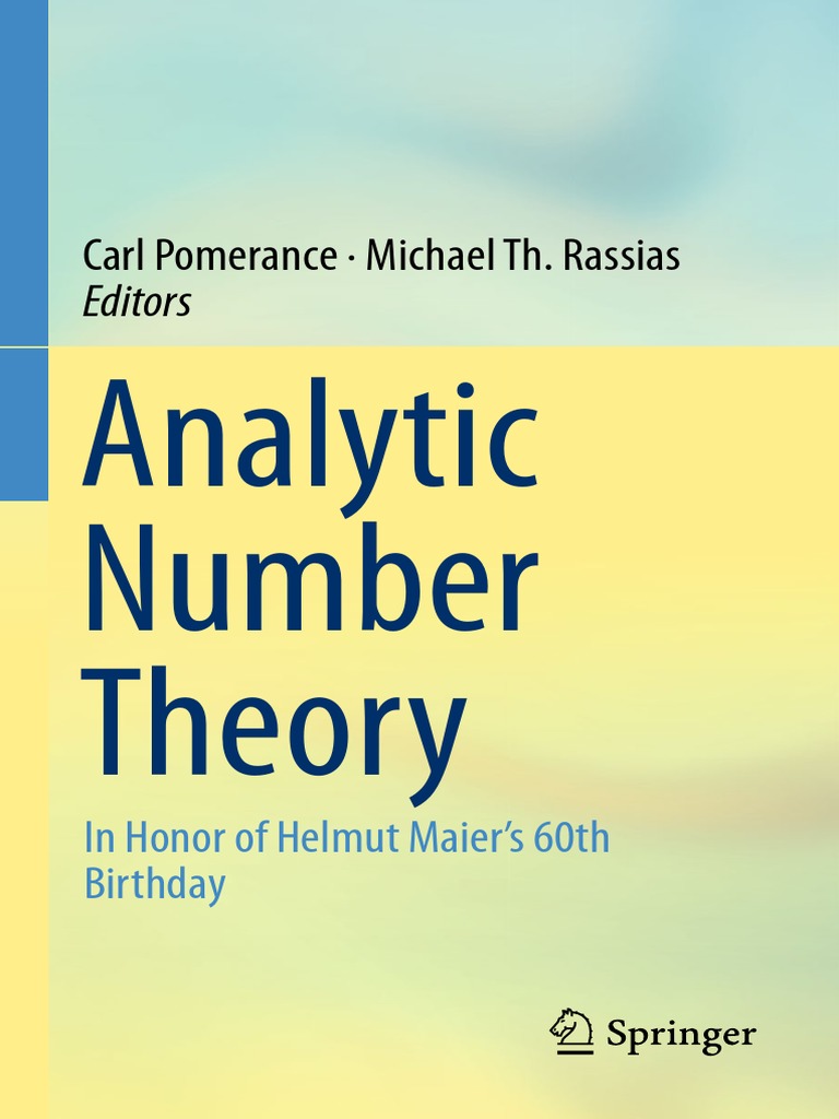 Analisis Teoria de Los Numeros | Download Free PDF | Field (Mathematics ...