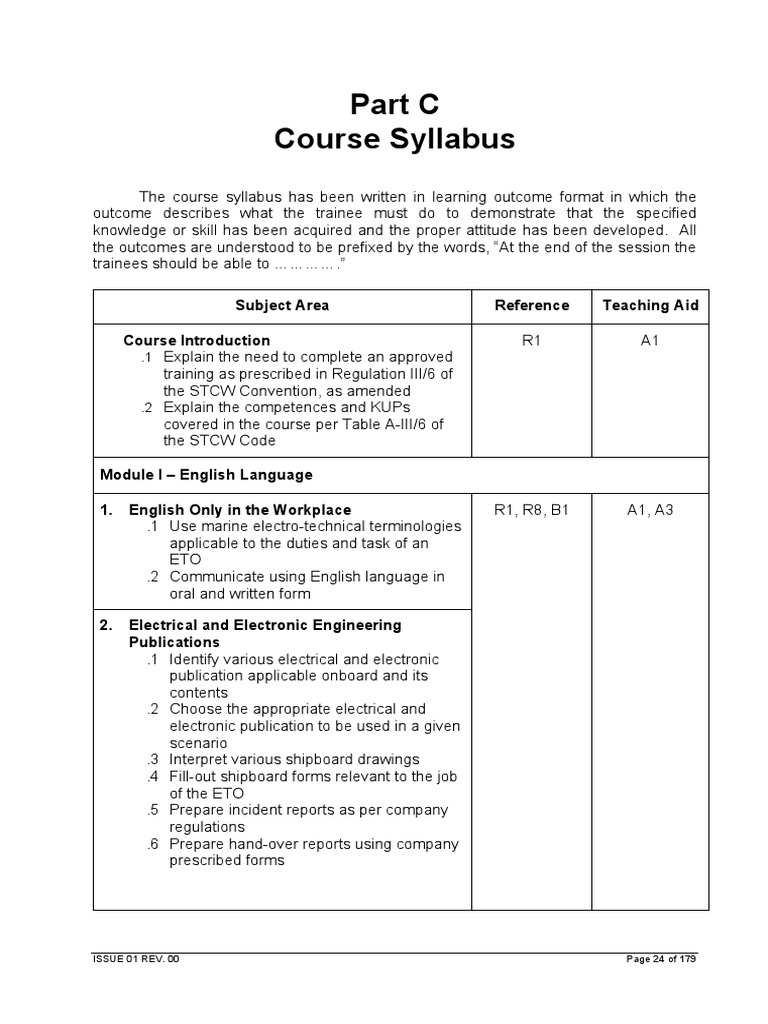 ETO Course Syllabus | PDF | Direct Current | Alternating Current